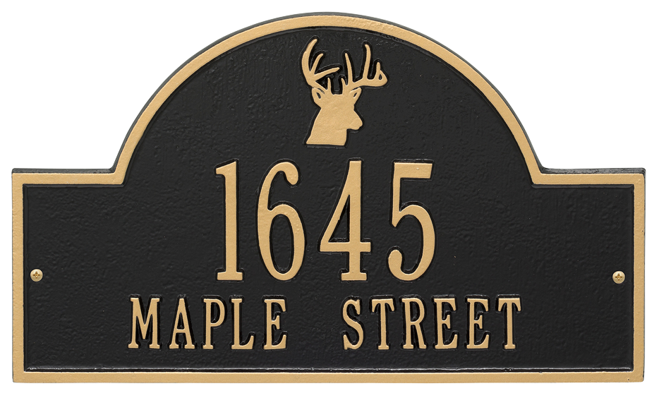 Whitehall Personalized Wildlife Address Wall Mount | Bass Pro Shops